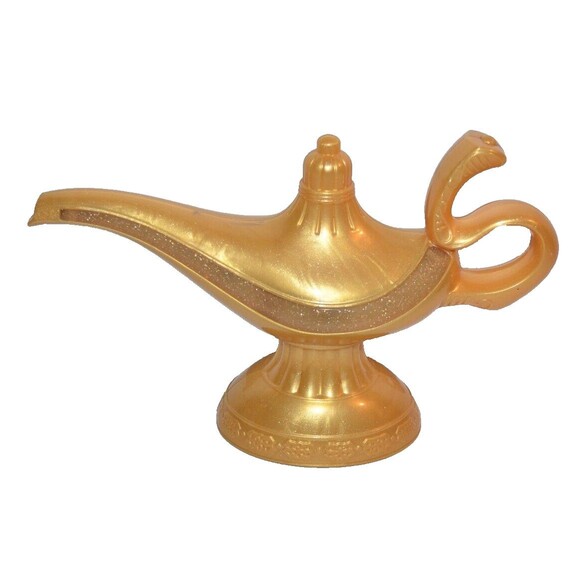 Disney | Toys | Disney Aladdin Will Smith Talking Magic Genie Lamp Gold ...